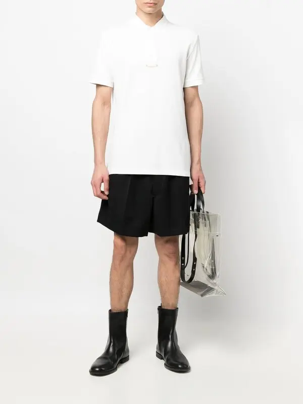 MAISON MARGIELA Collarless Polo Shirt