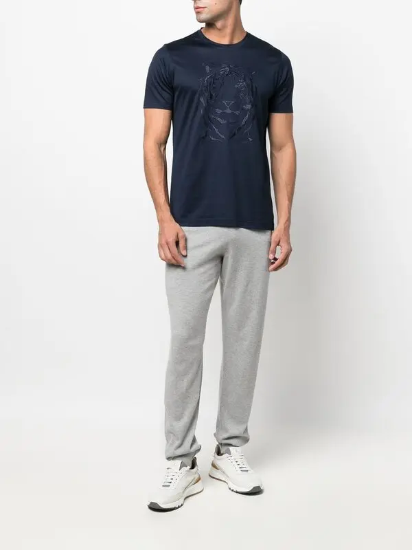 Corneliani Fine-knit Track Pants - Grey