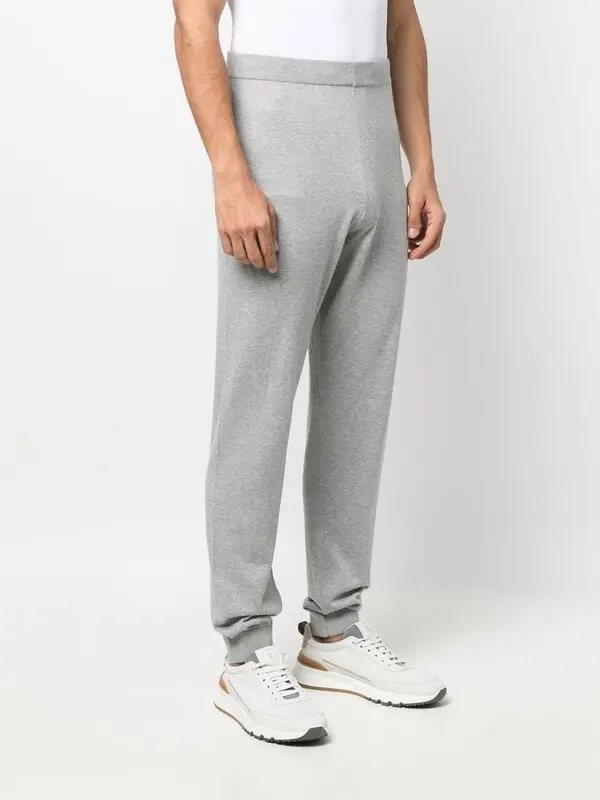 Corneliani Fine-knit Track Pants - Grey