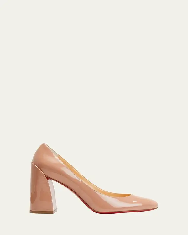 CHRISTIAN LOUBOUTIN 85mm Miss Sab Patent Pumps - Blush