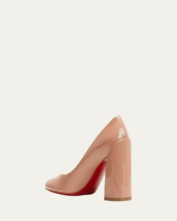 CHRISTIAN LOUBOUTIN 85mm Miss Sab Patent Pumps - Blush