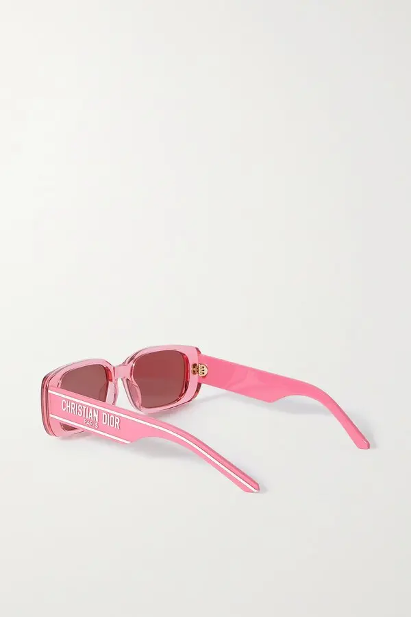 Dior Wildior S2u Rectangular Sunglasses - Pink