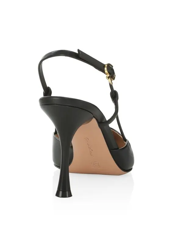 GIANVITO ROSSI 85mm Leather Slingback Pumps