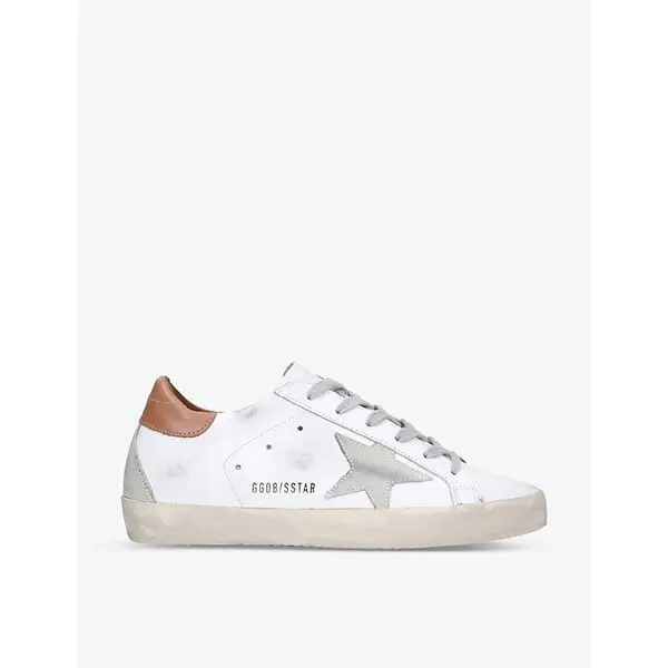 GOLDEN GOOSE Super Star Leather Low-top Trainers - White/comb
