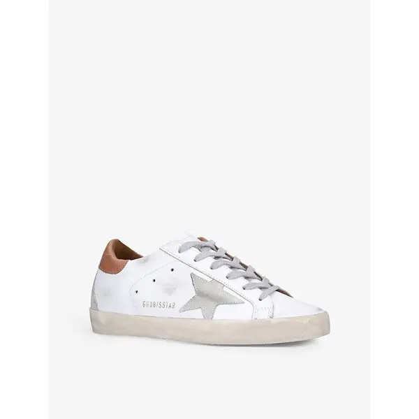 GOLDEN GOOSE Super Star Leather Low-top Trainers - White/comb