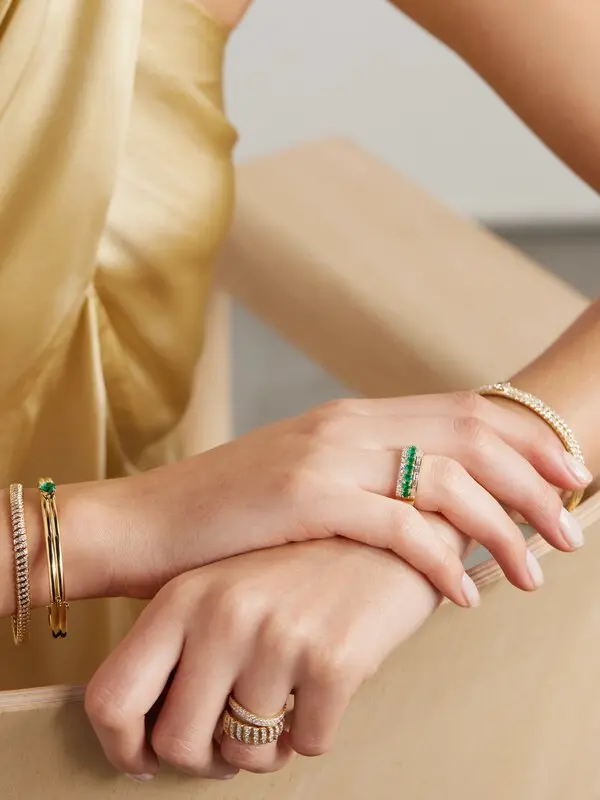 ANITA KO 18-karat Emerald And Diamond Ring