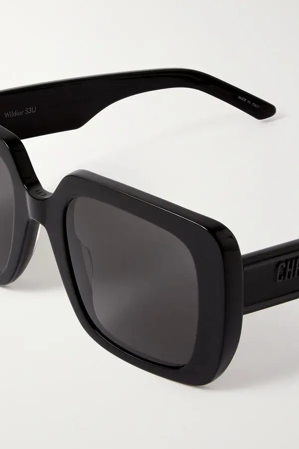 Dior Wildior S3u Square-frame Sunglasses - Black