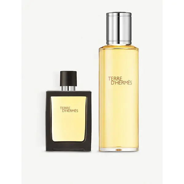 Hermès Terre D' Pure Parfum Refillable Spray 30ml + Refill 125ml - One-color