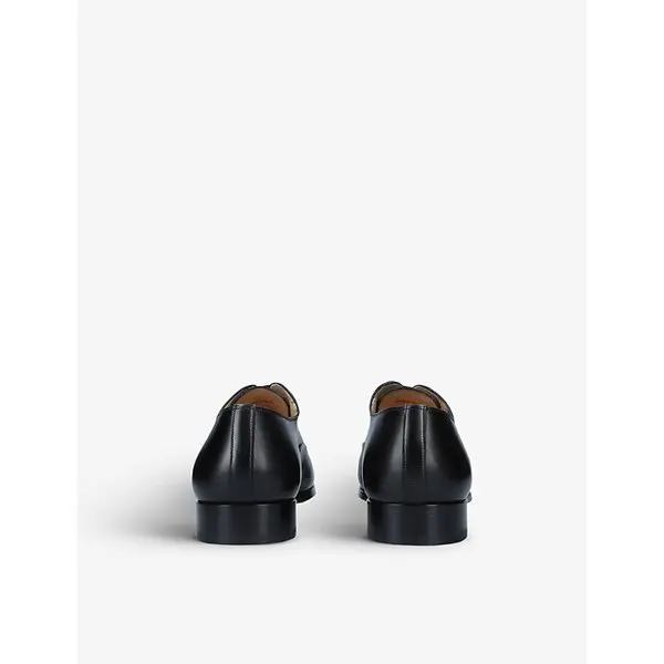 Magnanni Lace-up Leather Oxford Shoes - Black