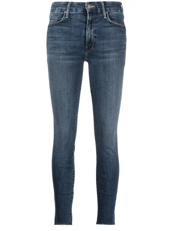 MOTHER Distressed Skinny Jeans