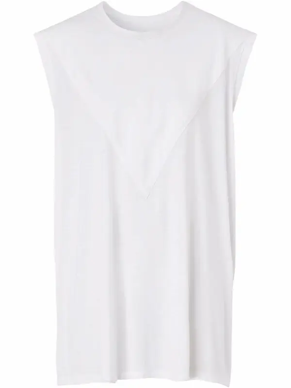 Burberry Panel Detail Sleeveless Top