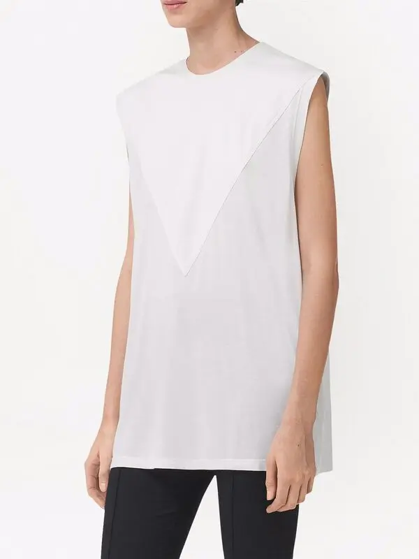 Burberry Panel Detail Sleeveless Top