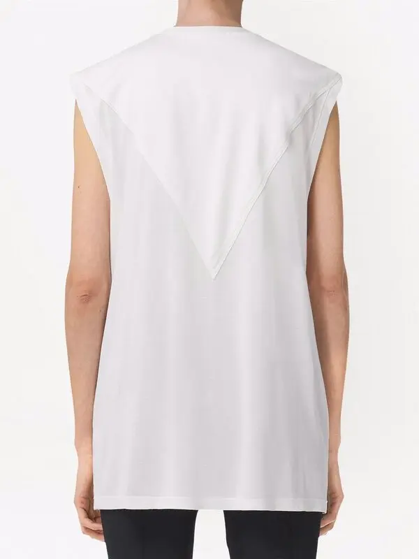 Burberry Panel Detail Sleeveless Top