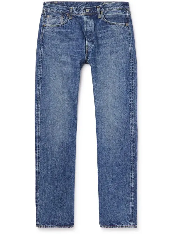 ORSLOW 105 Straight-leg Selvedge Jeans - Blue