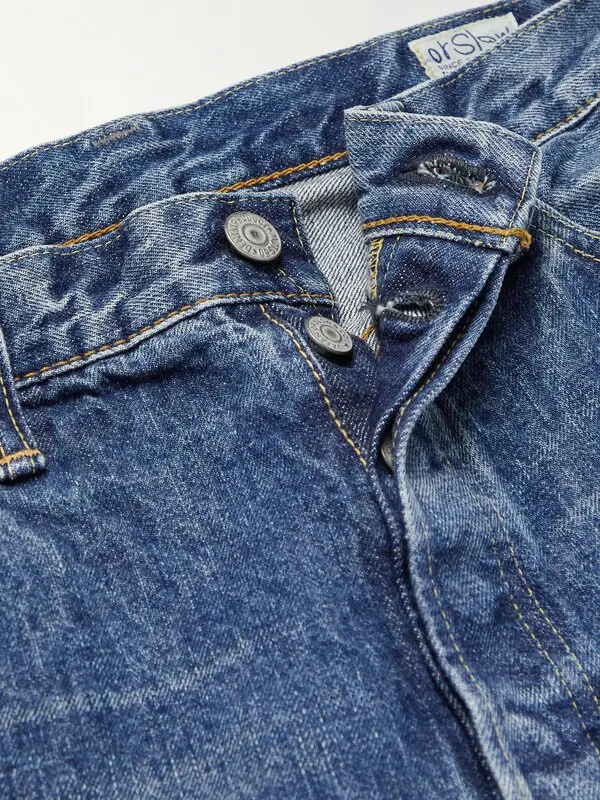 ORSLOW 105 Straight-leg Selvedge Jeans - Blue