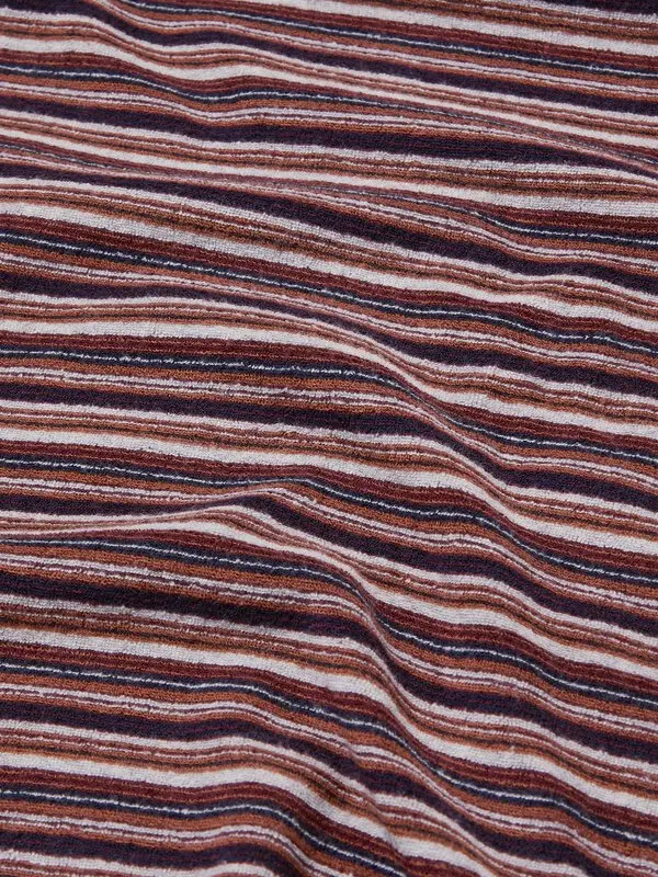 Howlin' Wild Thing Striped Cotton-blend Terry Polo Shirt
