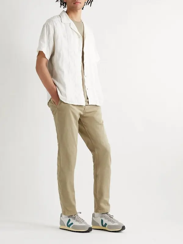 Nn07 Marco Slim-fit Cotton-blend Twill Chinos 36w 34l