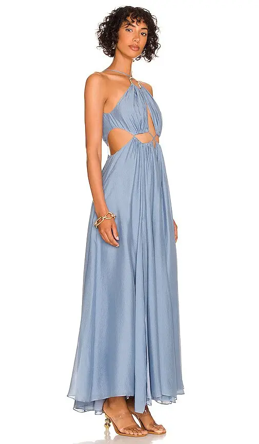 Cult Gaia Aphrodite Gown In Blue