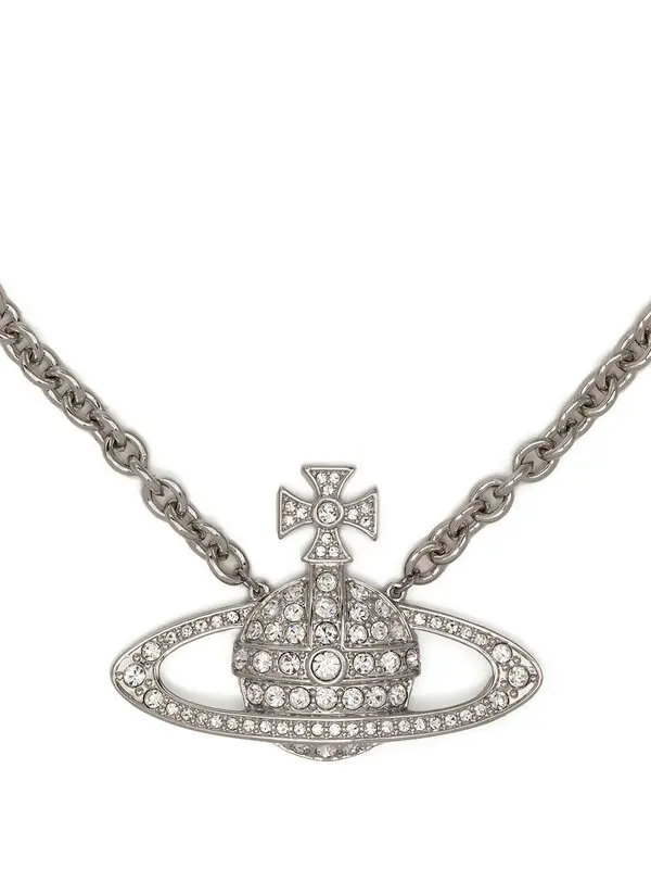 VIVIENNE WESTWOOD Bas Relief Orb-charm Necklace - Silver