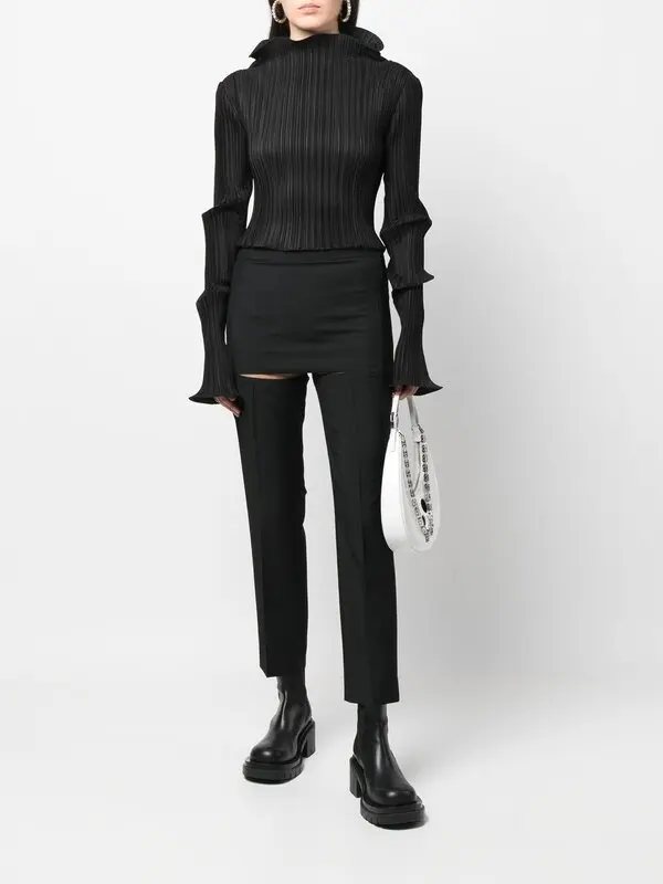 Givenchy Skirt-detail Slit Trousers