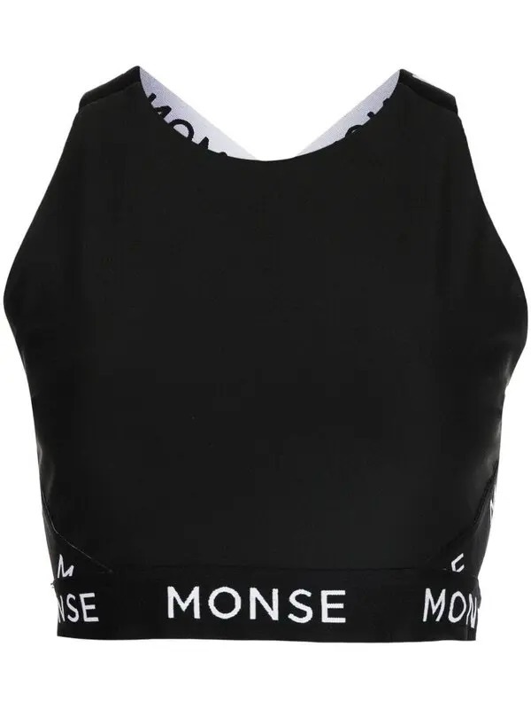 Monse Logo-print Performance Top - Black