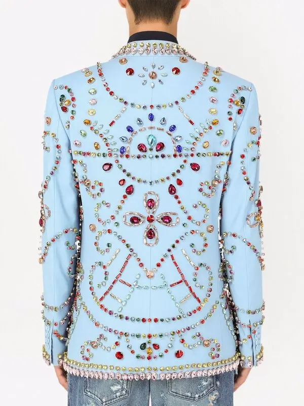Dolce & Gabbana Embellished Double-breasted Blazer