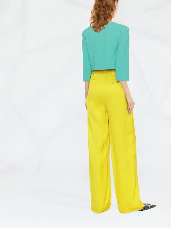 Patrizia Pepe Cropped Three-quarter Sleeve Jacket