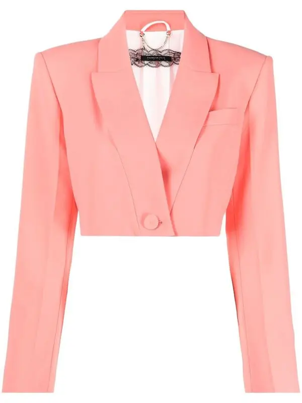 Patrizia Pepe Peak-lapel Cropped Blazer