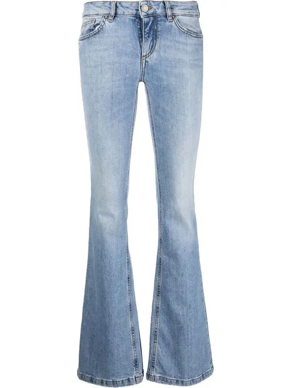 Blumarine Flared Low-rise Jeans