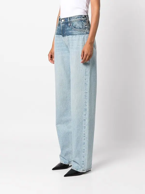 Amiri High-rise Straight-leg Jeans - Blue