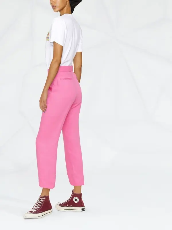 MSGM Cropped Tailored Trousers
