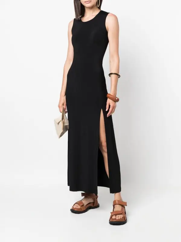 Bite Studios Sleeveless Maxi Dress With Front Slit