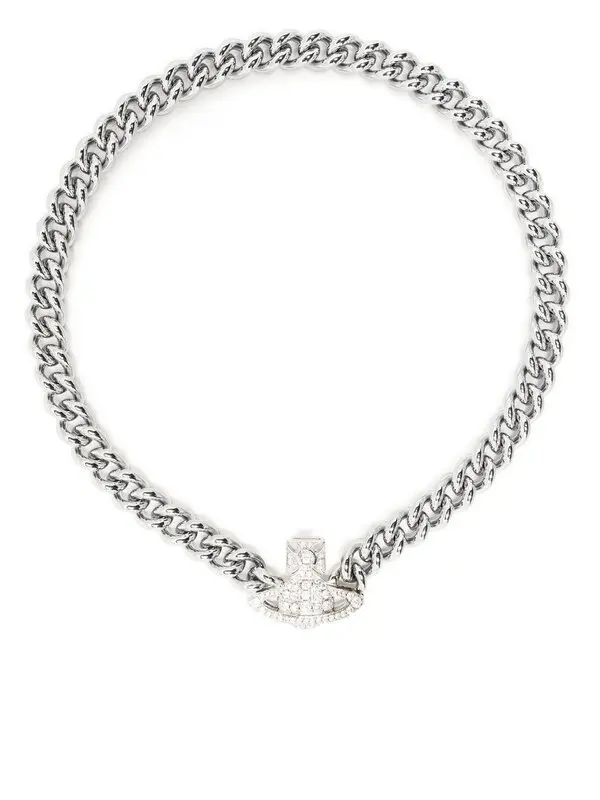 VIVIENNE WESTWOOD Metal Graziella Choker - Silver