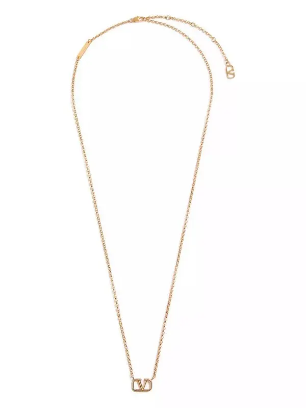 Valentino Garavani Vlogo Signature Necklace - Gold