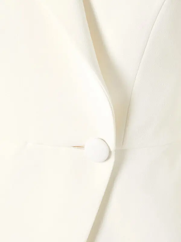Safiyaa Trinidad Asymmetric Crepe Playsuit