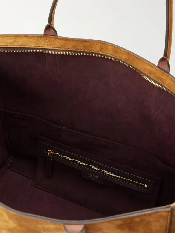 METIER Incognito 42 Cabas Suede Tote - Brown