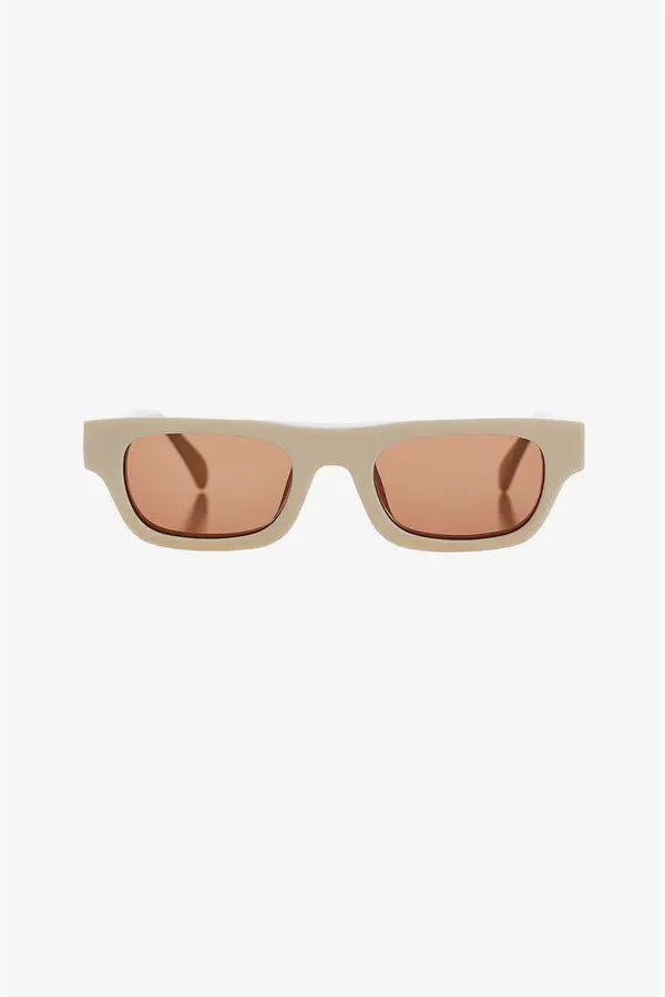 Anine Bing Otis Sunglasses Bone - Gold | Editorialist