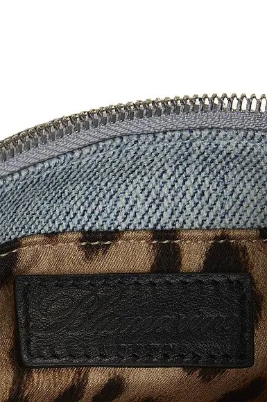 Blumarine Denim Bag In Blue