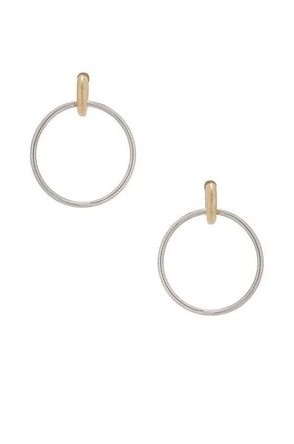 SPINELLI KILCOLLIN Casseus Hoop Earrings - Sterling Silver