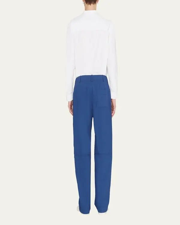 3.1 Phillip Lim Cotton-nylon Twill Cargo Pants - Blue