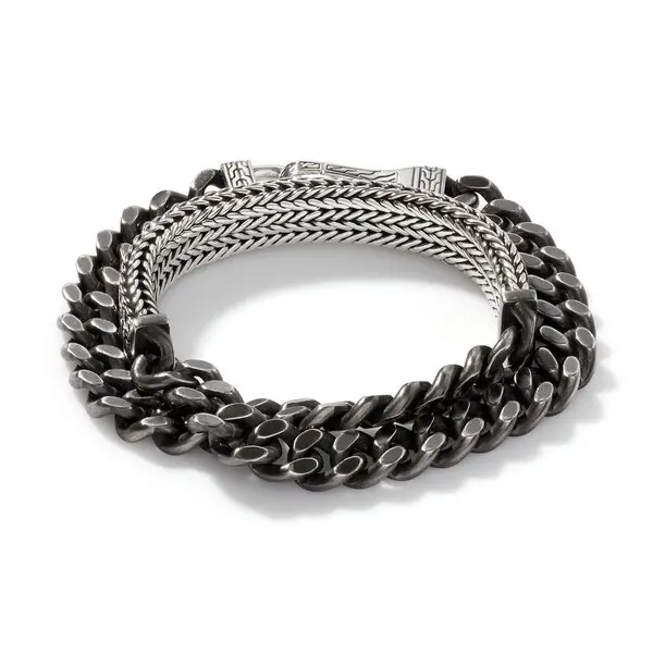 John Hardy Rata Chain Curb Wrap Bracelet