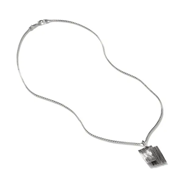 John Hardy Bamboo Striated Pendant Necklace