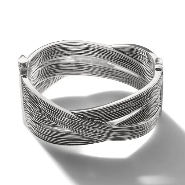 John Hardy Bamboo Hinged Bangle Wide