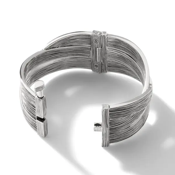 John Hardy Bamboo Hinged Bangle Wide
