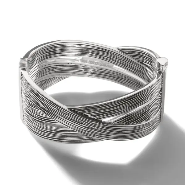 John Hardy Bamboo Hinged Bangle Wide