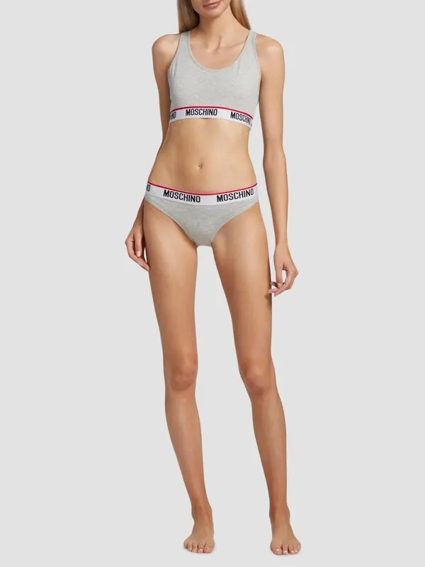 Moschino Logo Band Briefs