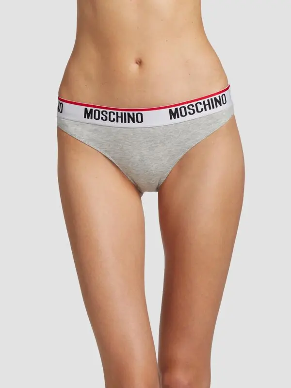Moschino Logo Band Briefs