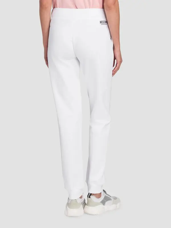 Moschino Stretch-cotton Jogger Pants