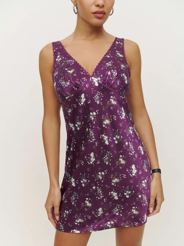 Reformation Keaton Silk Dress - Flavia | Editorialist