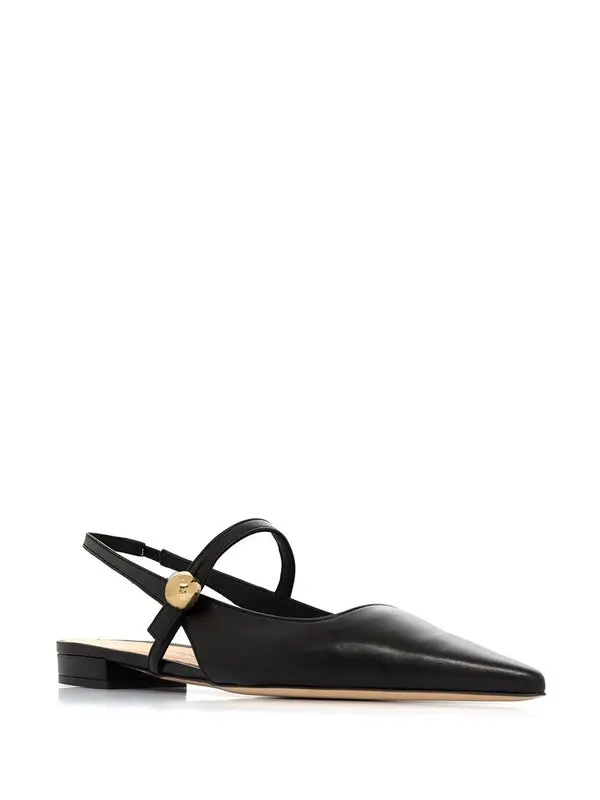 MADISON MAISON Slingback Ballerina Shoes - Black